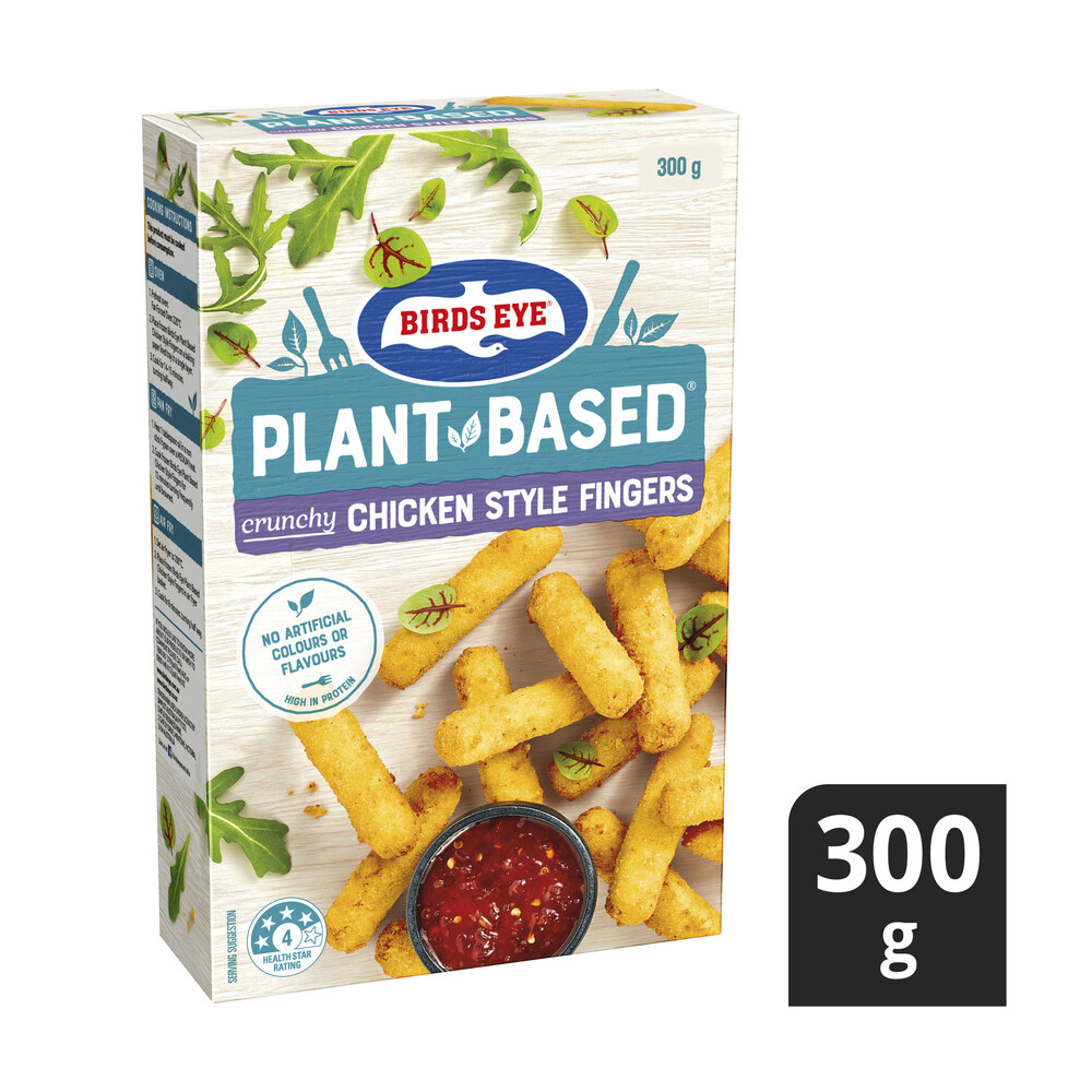 Buy Birds Eye Plant Based Chicken Style Fingers 300g | Coles