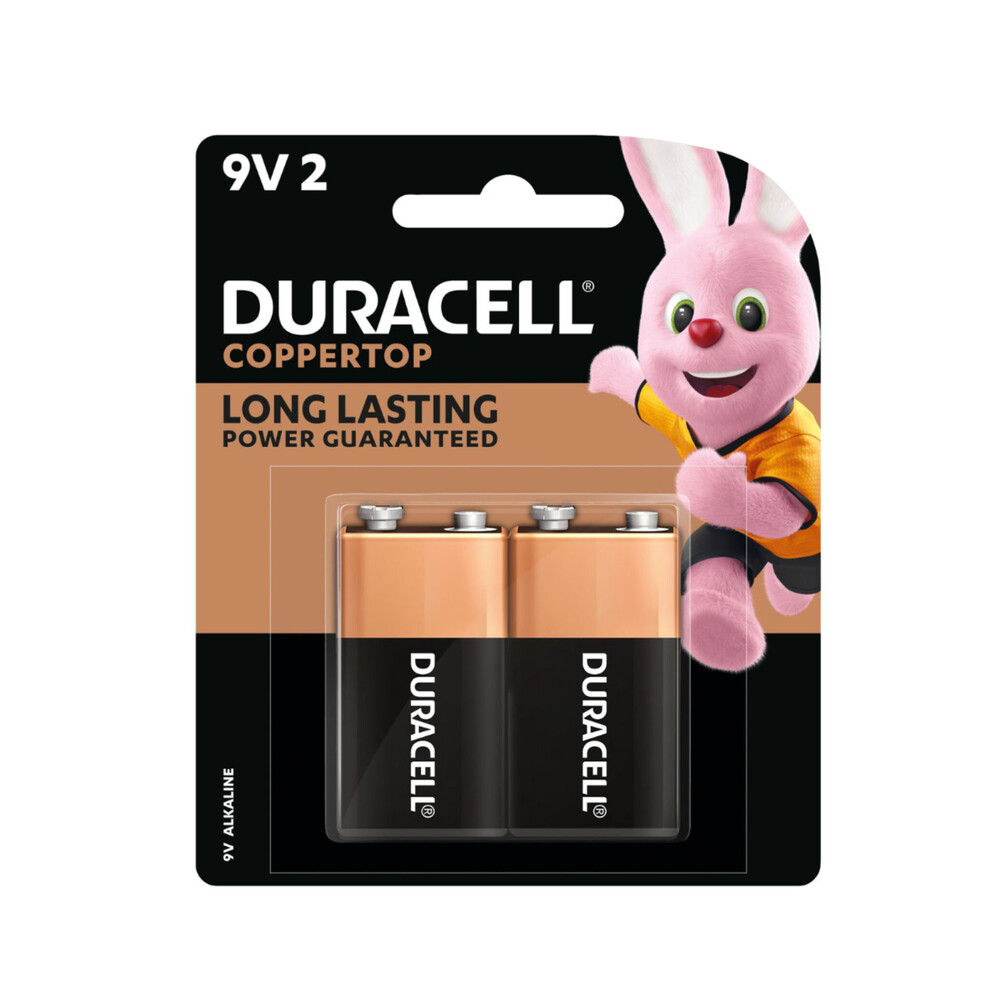 Buy Duracell Coppertop 9v Alkaline Batteries 2 Pack | Coles