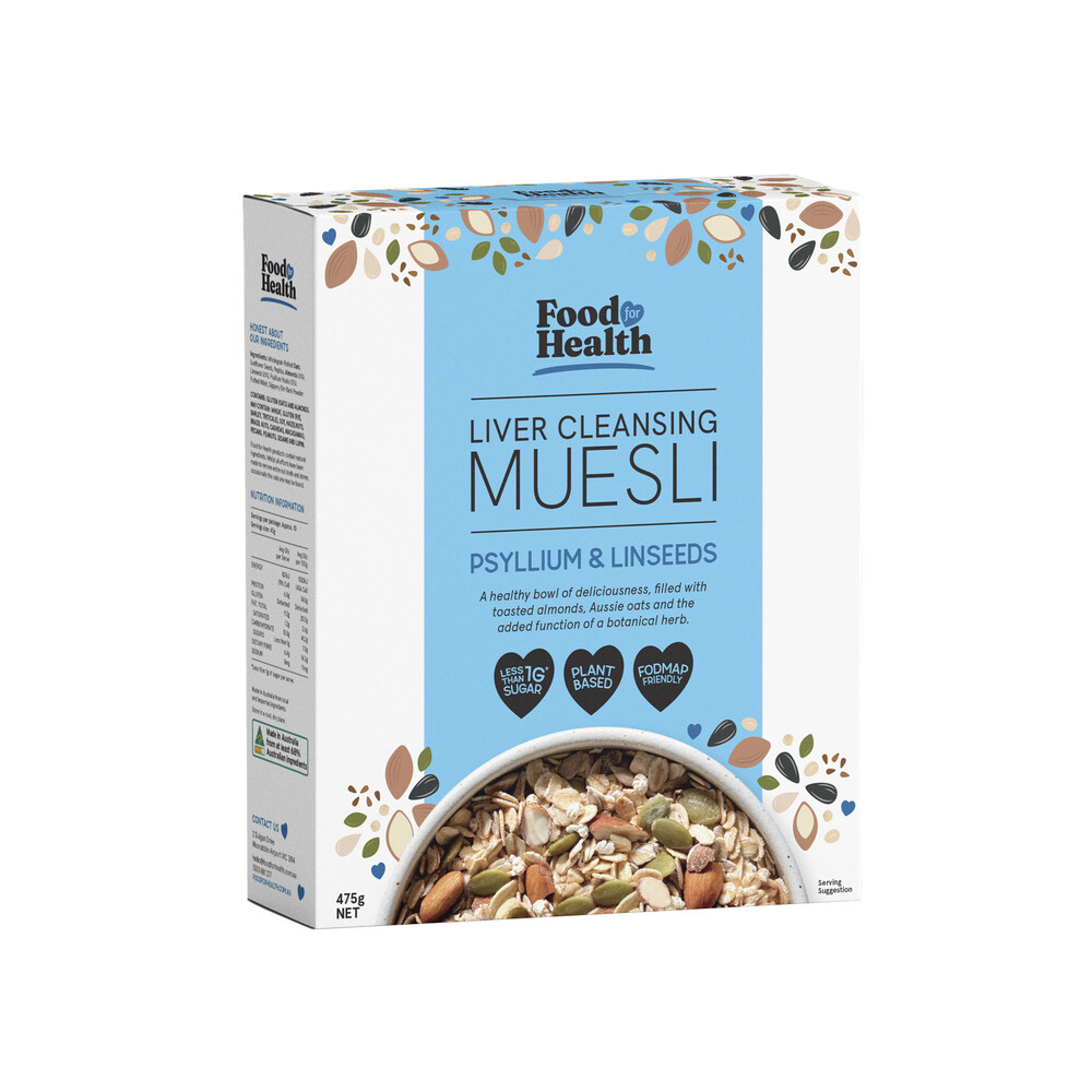 Buy Food For Health Liver Cleansing Wheat Free Muesli 475g | Coles
