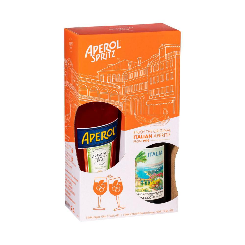 Buy Aperol & Postcard Prosecco Spritz Pack 1.45l 1 Each | Coles