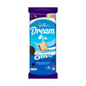 Buy Cadbury Dream Oreo White Chocolate Block 170g | Coles
