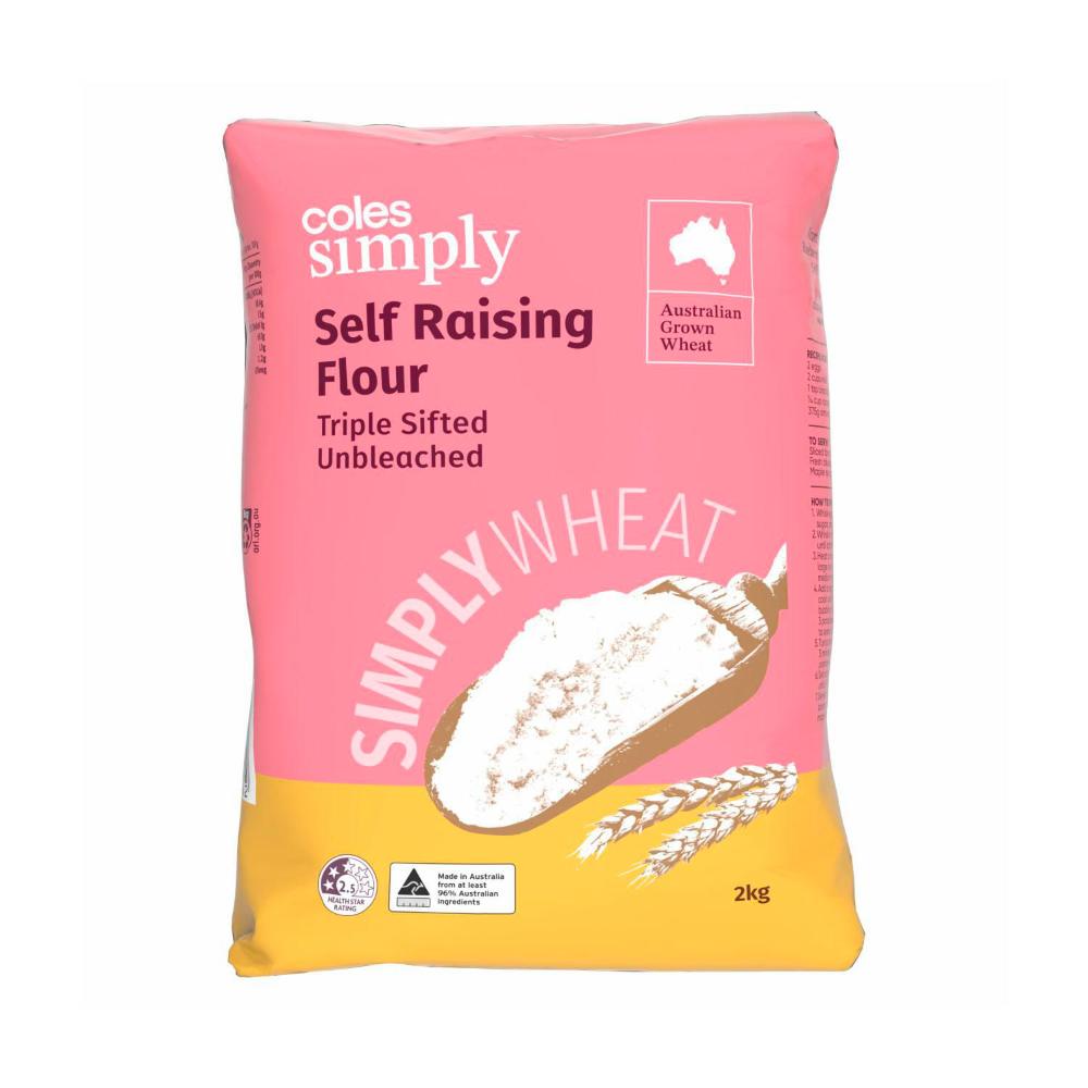 Buy Coles White Self Raising Flour 2kg | Coles