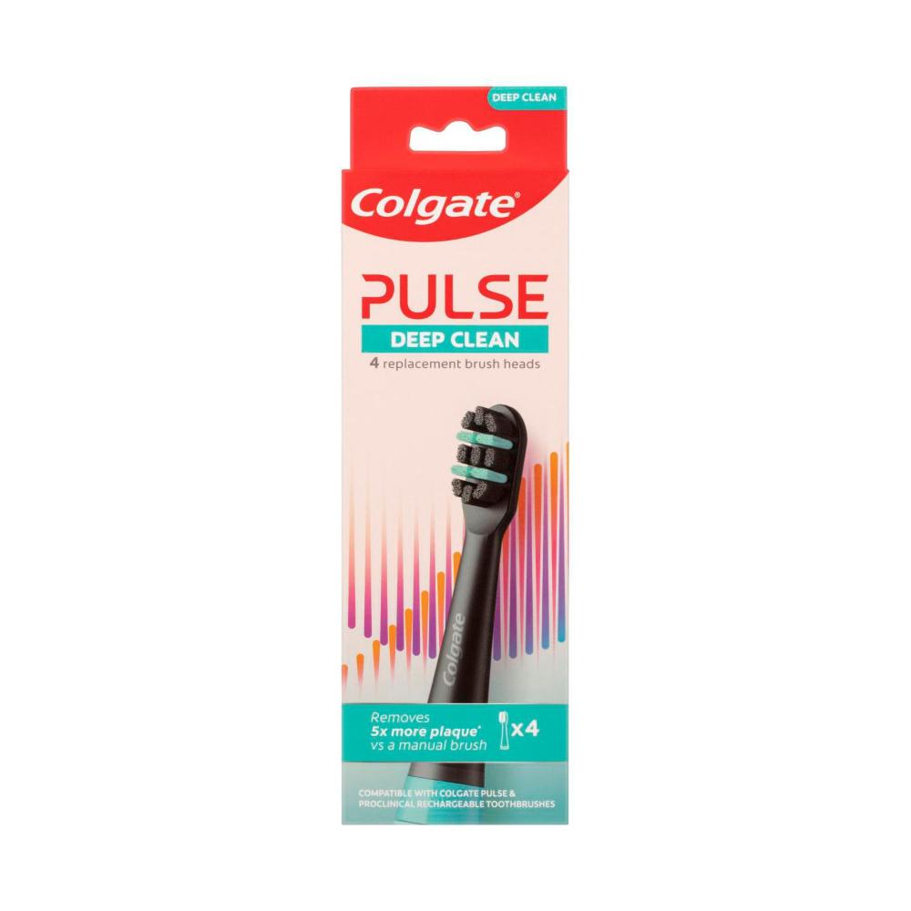 Buy Colgate Pulse Electric Brush Refill Deep Clean 4 pack | Coles