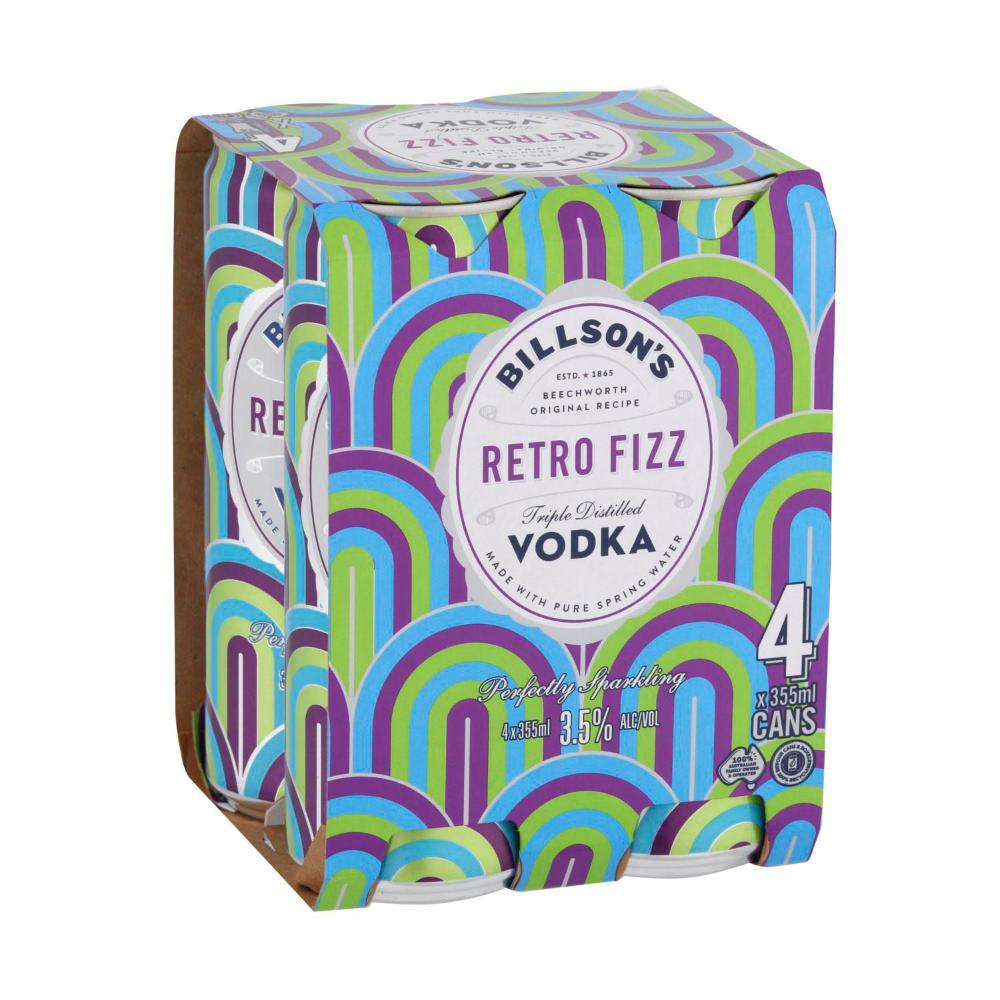 Buy Billson's Rainbow Sherbet Vodka Mixed Drink Can 355ml 4 Pack | Coles