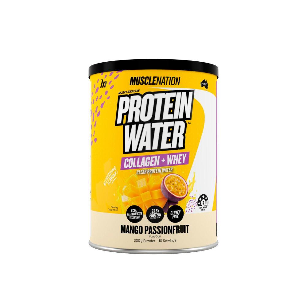 Buy Muscle Nation Protein Water Mango Passionfruit 300g | Coles