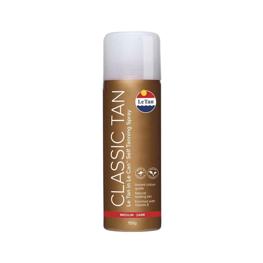 Buy Le Tan In Le Can Classic Spray Medium/Dark 150g | Coles