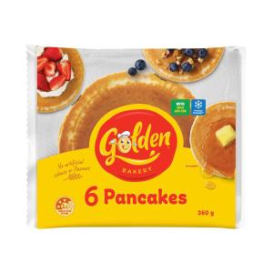 Buy Golden Pancakes 6 Pack 360g | Coles