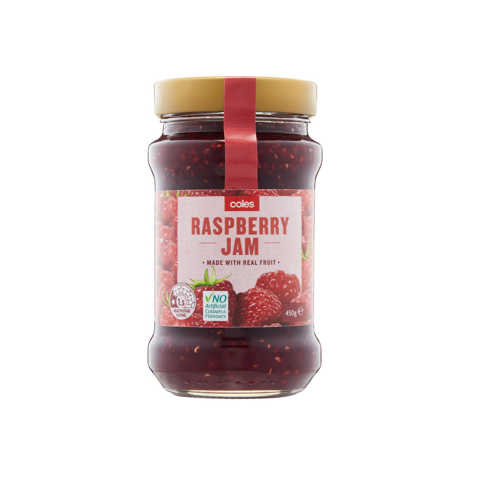 Buy Coles Raspberry Jam 450g | Coles