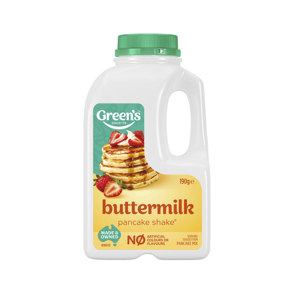 Buy Green's Buttermilk Pancake Shake 190g | Coles