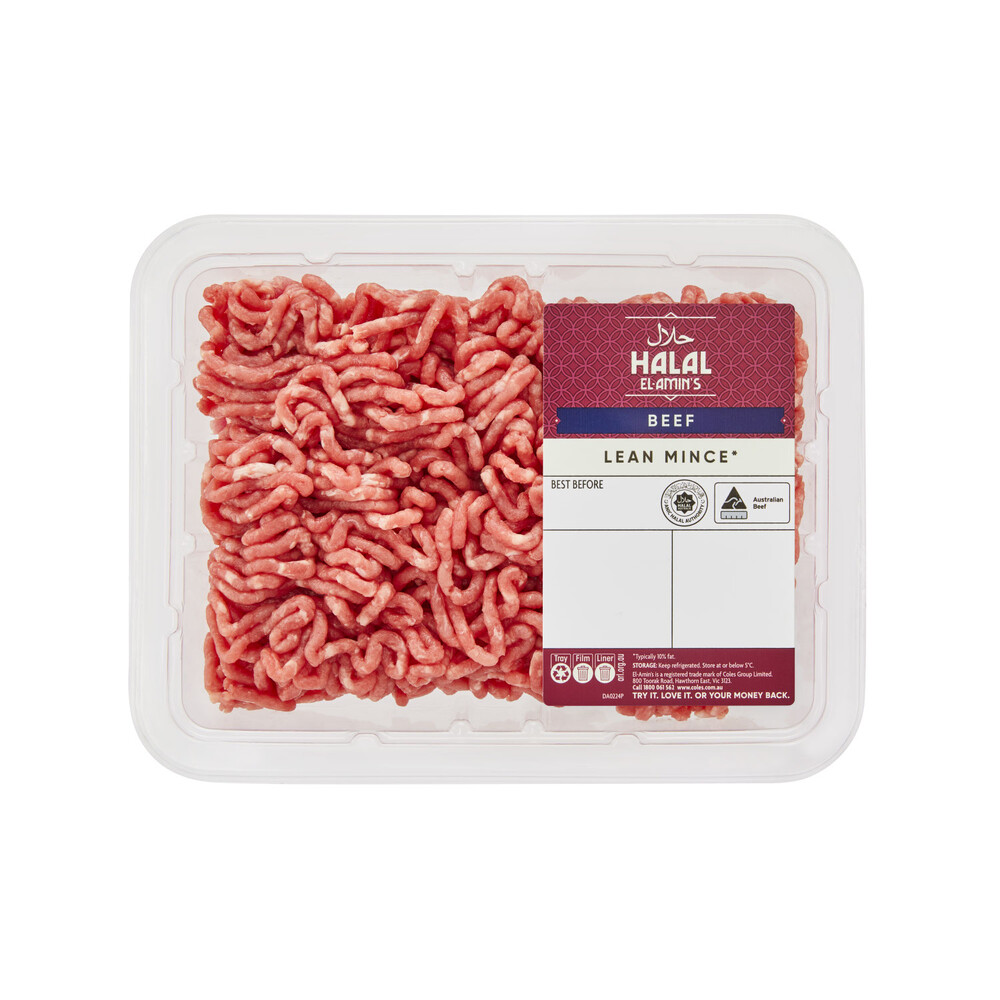 Buy El- Amin's Beef Lean Mince 500g | Coles