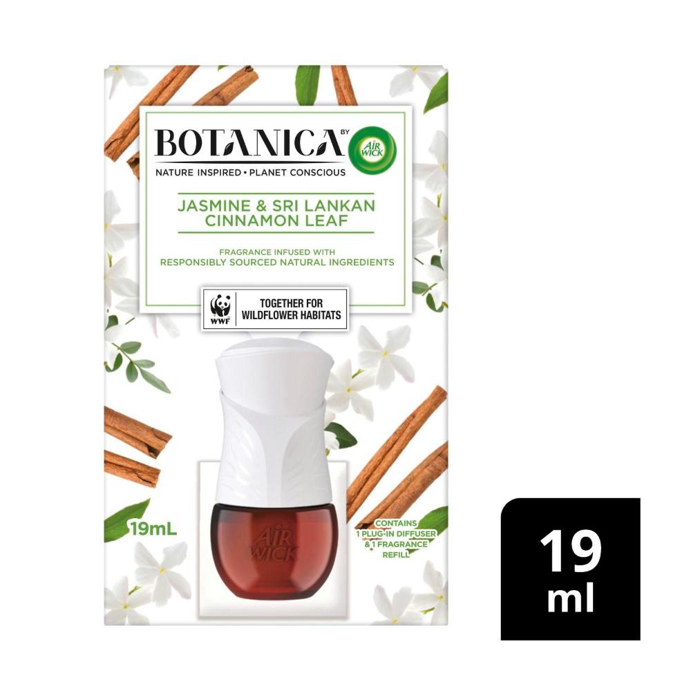 Buy Botanica Jasmine & Sri Lankan Cinnamon Leaf Plug In Diffuser ...
