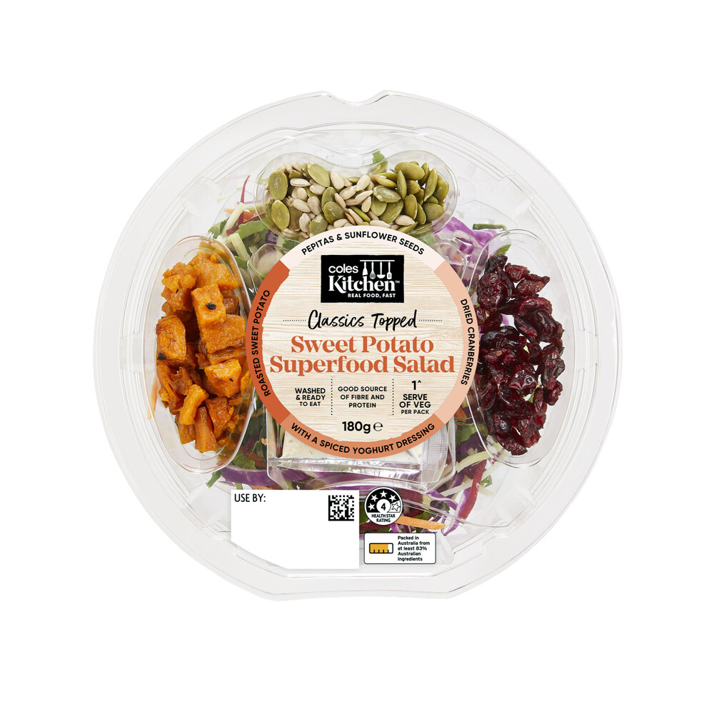 Buy Coles Kitchen Sweet Potato Superfood Salad Bowl 180g | Coles