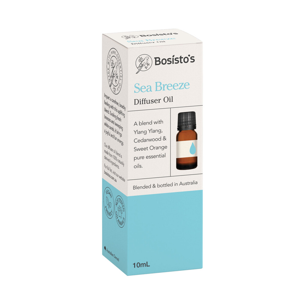Buy Bosisto's Sea Breeze Diffuser Oil 10mL | Coles