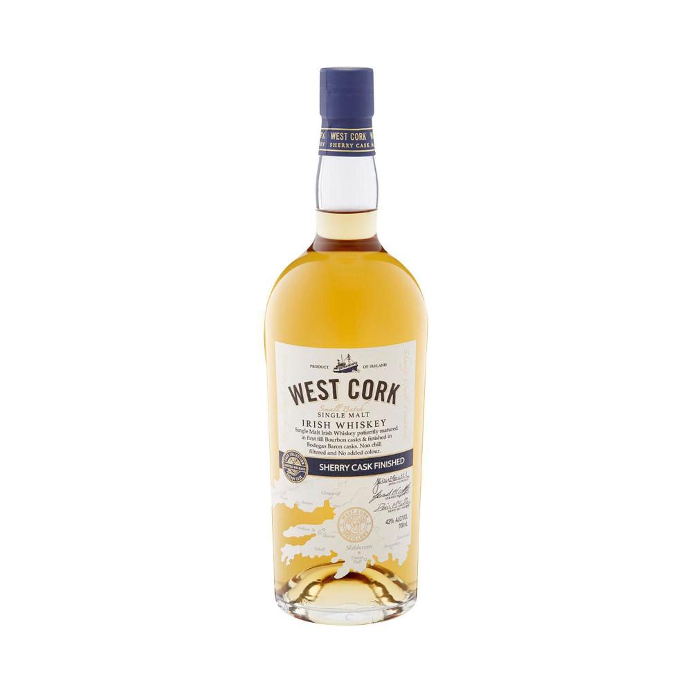Buy West Cork Sherry Cask Single Malt Irish Whiskey 700ml 1 Each | Coles