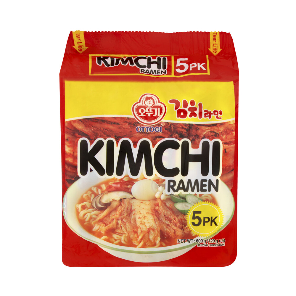 Buy Ottogi Kimchi Ramen 5x120g 600g | Coles