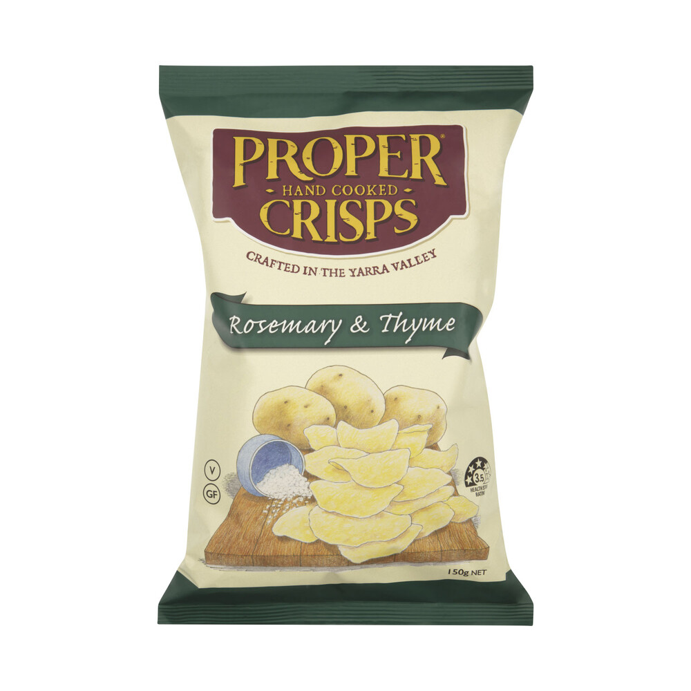 Buy Proper Crisps Rosemary & Thyme 150g | Coles