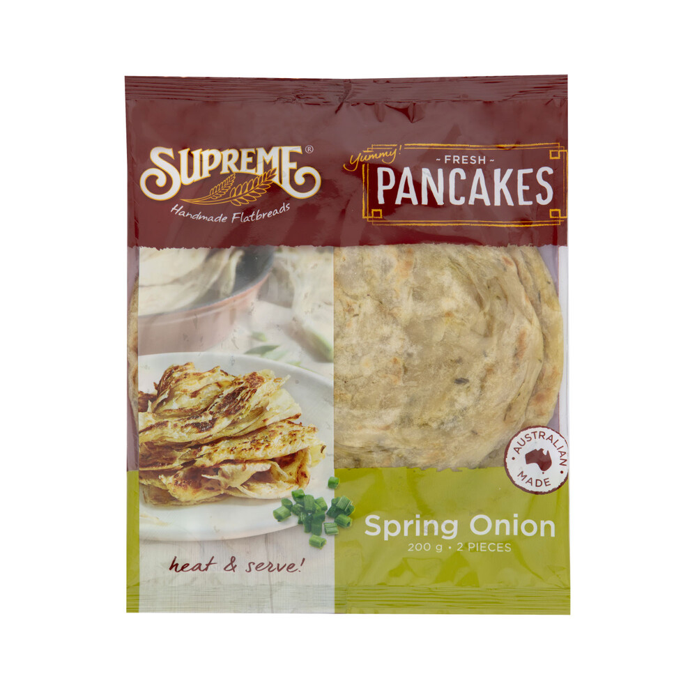 Buy Supreme Quality Foods Fresh Spring Onion Pancake 2pack 200g | Coles