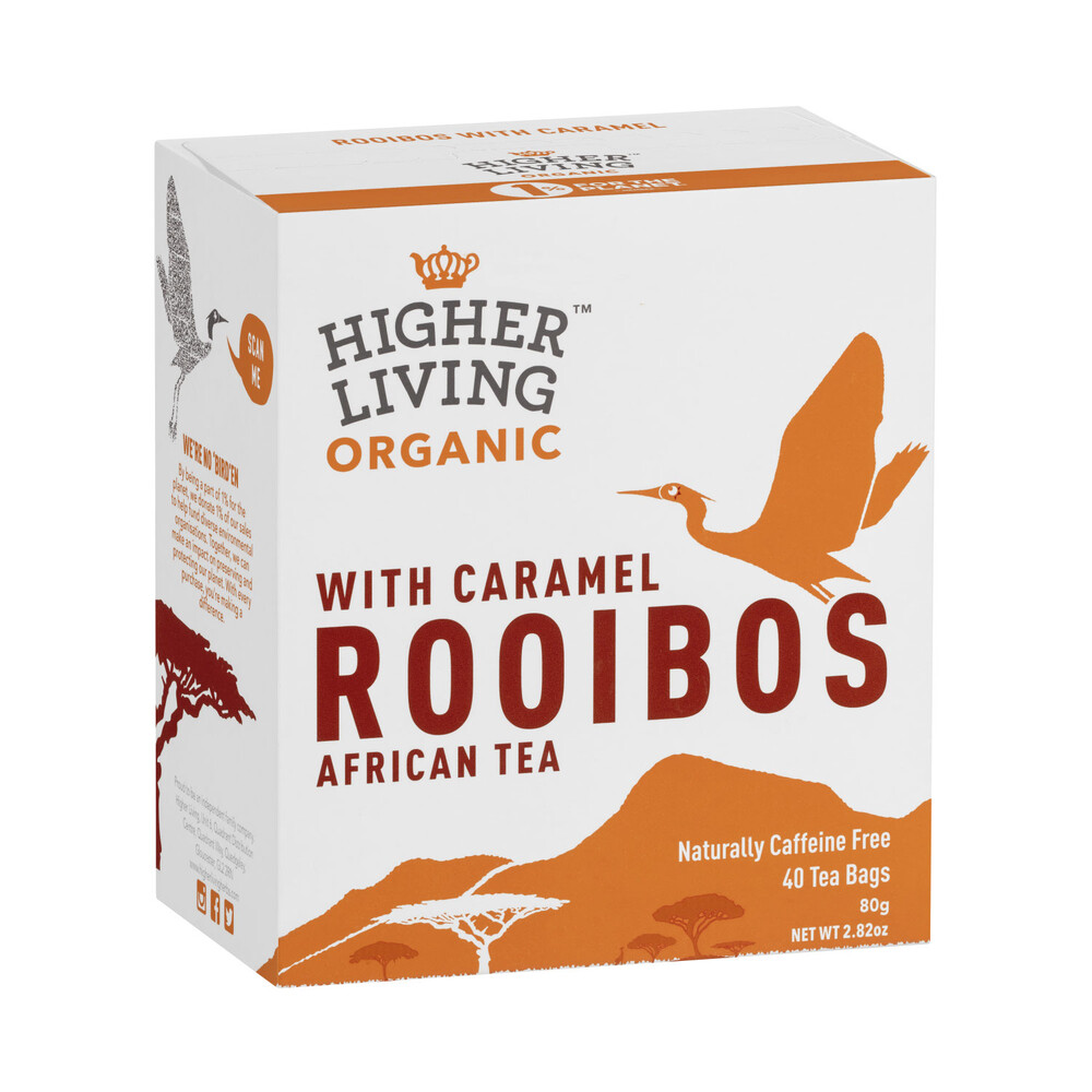 Buy Higher Living Organic Rooibos Caramel 40 pack | Coles