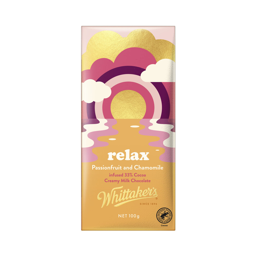 Buy Whittaker's Chocolate Relax Passionfruit Block 100g | Coles