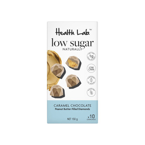Buy Health Lab Low Sugar Naturally Caramel Chocolate Peanut Butter ...