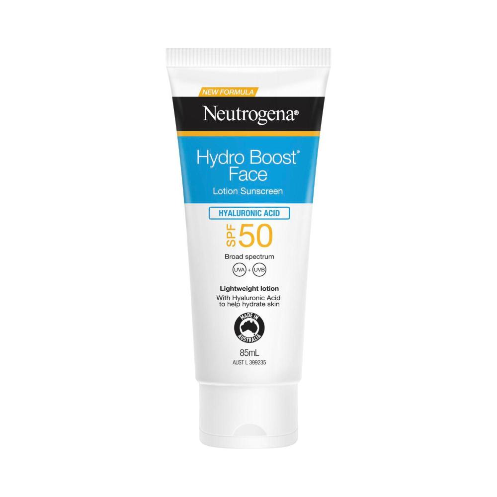 Buy Neutrogena Hydro Boost Face Sunscreen Spf50 85mL | Coles