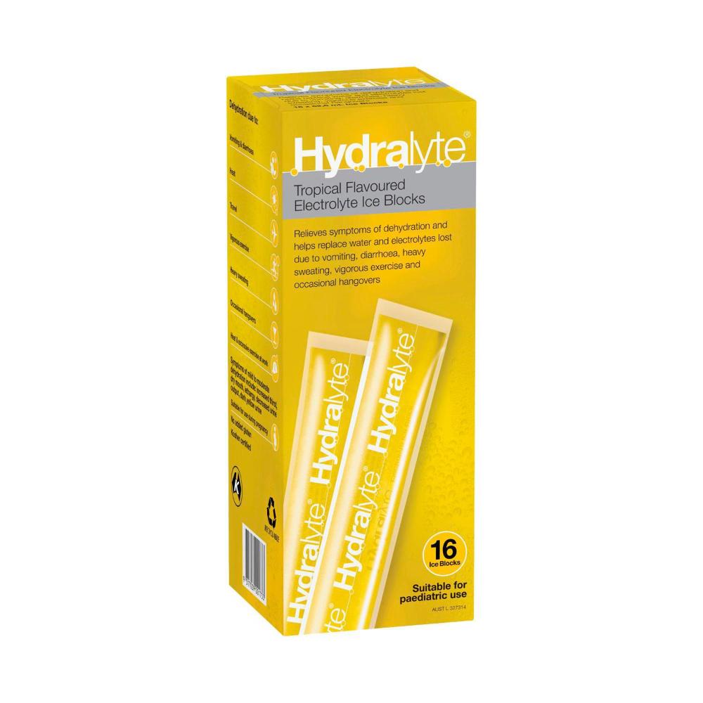 Buy Hydralyte Ice Block Tropical 16 pack | Coles