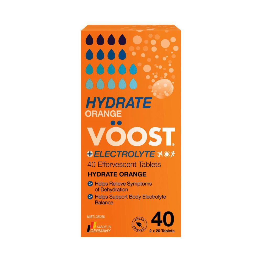 Buy Voost Effervesence Hydrate Orange 40 pack | Coles