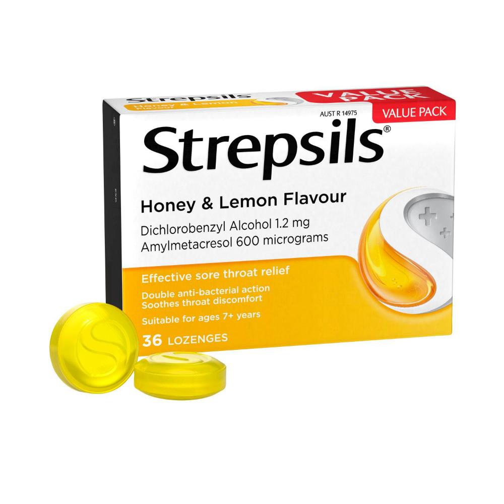 Buy Strepsils Throat Lozenges Value Pack 36 pack | Coles