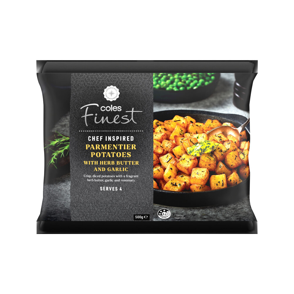 Buy Coles Finest Parmentier Potatoes With Herb Butter 500g | Coles