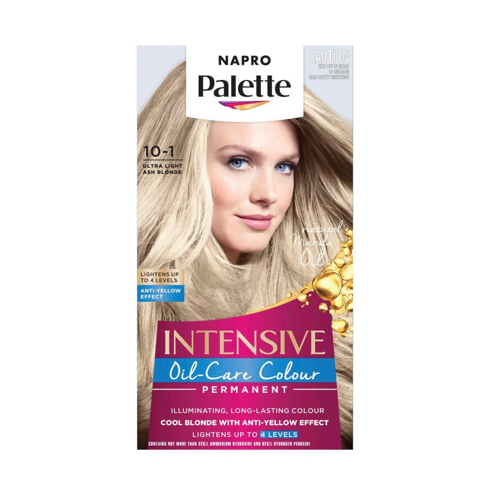 Buy Napro Palette 10-1 Ultra Light Ash Blonde Permanent Hair Colour 1 ...
