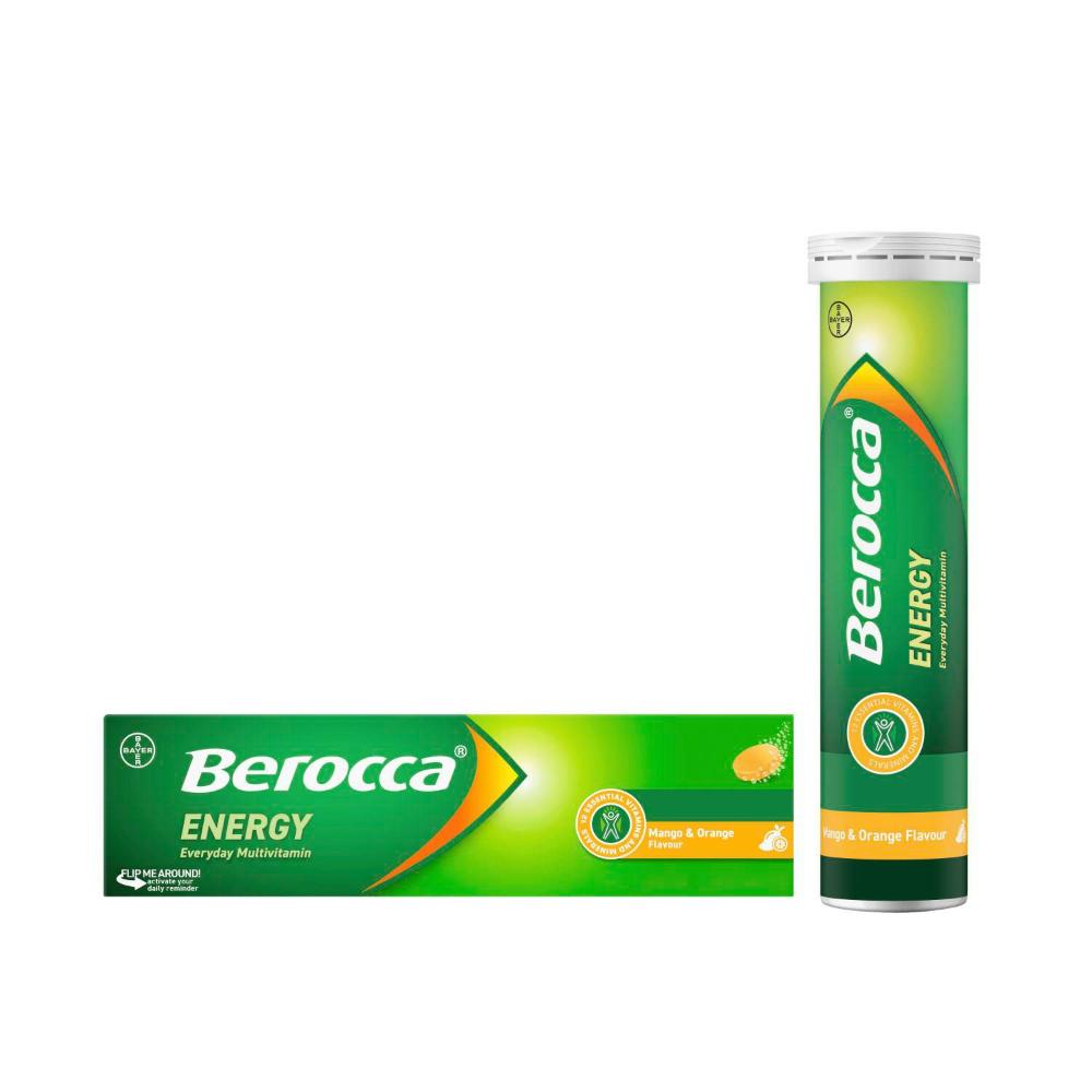 Buy Berocca Energy Effervescent Orange & Mango 15 pack | Coles