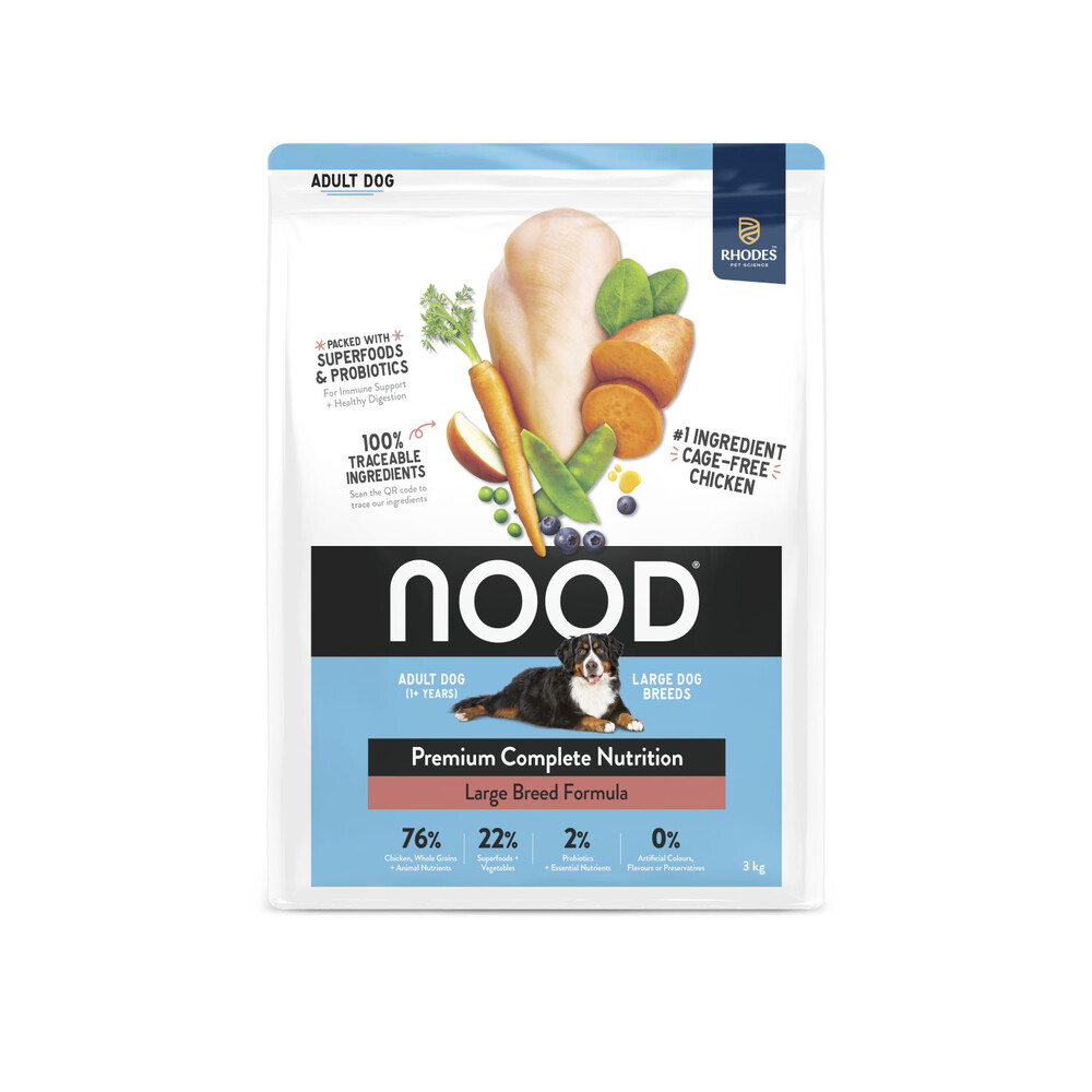 Buy Nood Dry Dog Food Large Breed Formula 3kg | Coles