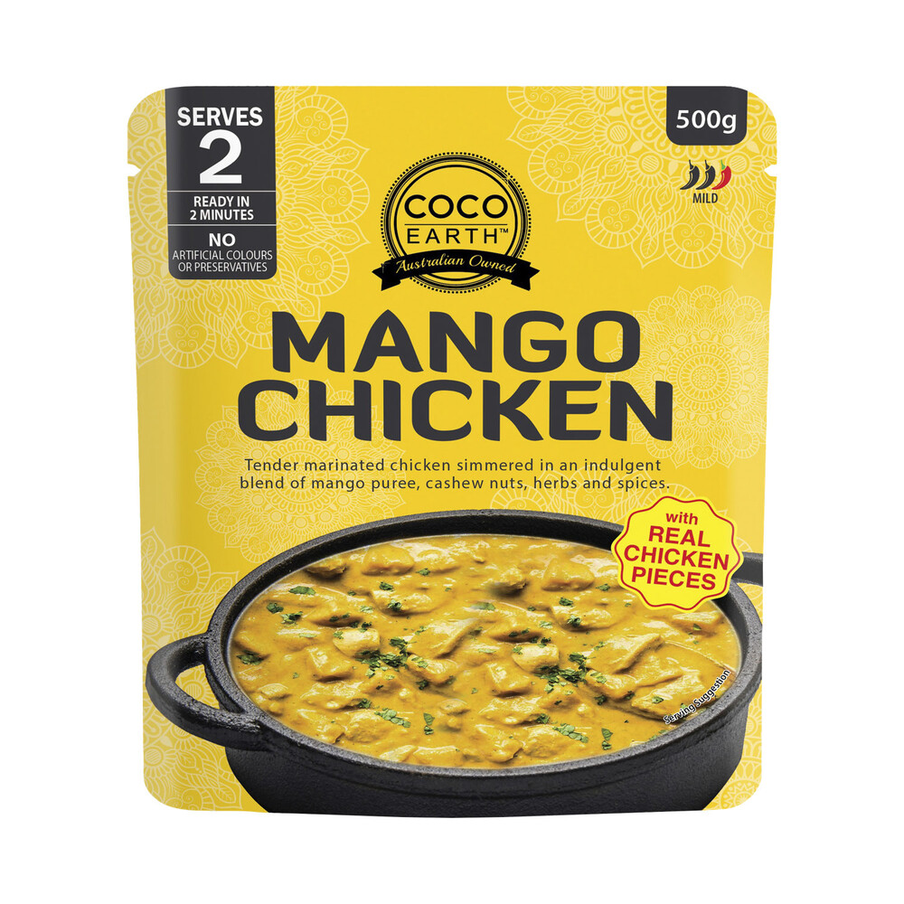 Buy Coco Earth Mango Chicken Curry 500g | Coles