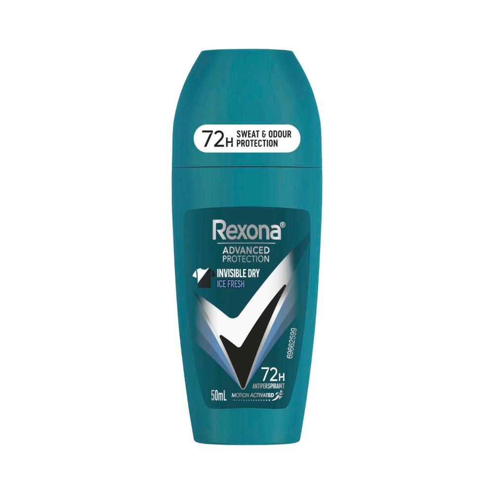 Buy Rexona Men Deodorant 72h Advanced Roll On Invisible Dry Ice Fresh ...