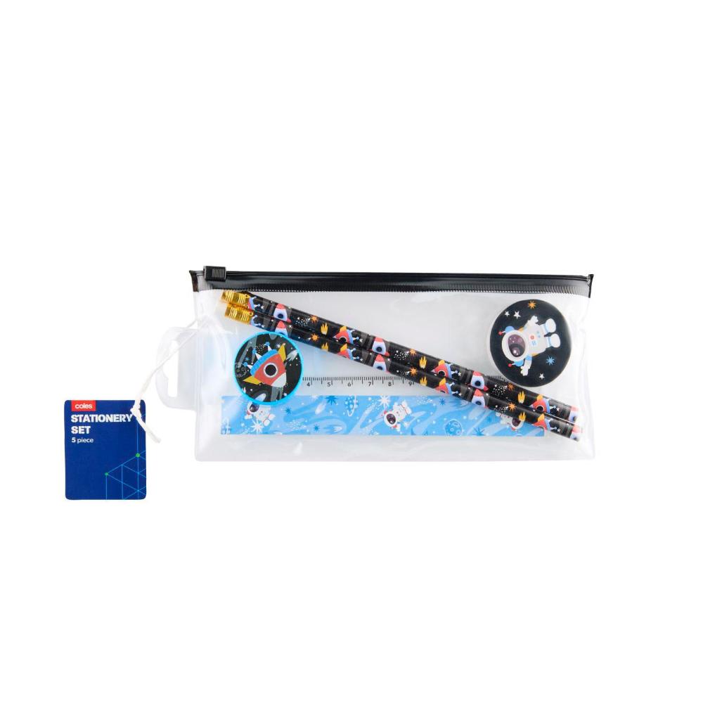 Buy Coles Kids Stationery Set 5 Pieces 1 Each | Coles