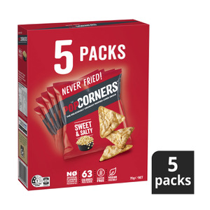Buy Popcorners Multipacks Sweet & Salty 5 pack 70g | Coles
