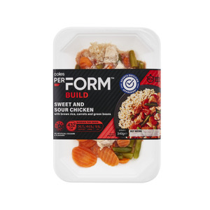 Buy Coles Perform Sweet And Sour Chicken 340g | Coles