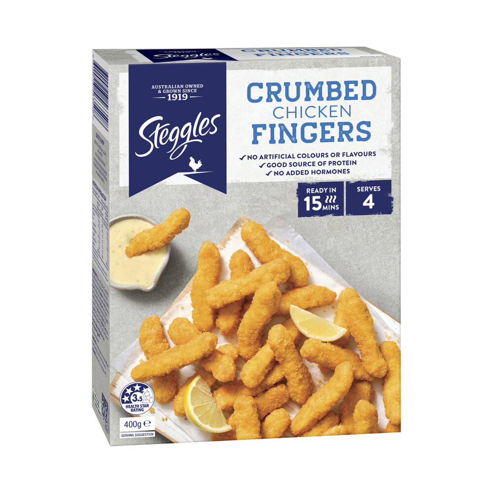 Buy Steggles Chicken Fingers Original 400g | Coles
