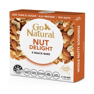 Buy Go Natural Nut Delight Chopped Bars 175g | Coles