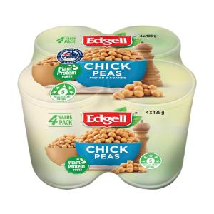Calories in Edgell Chick Peas, drained calcount
