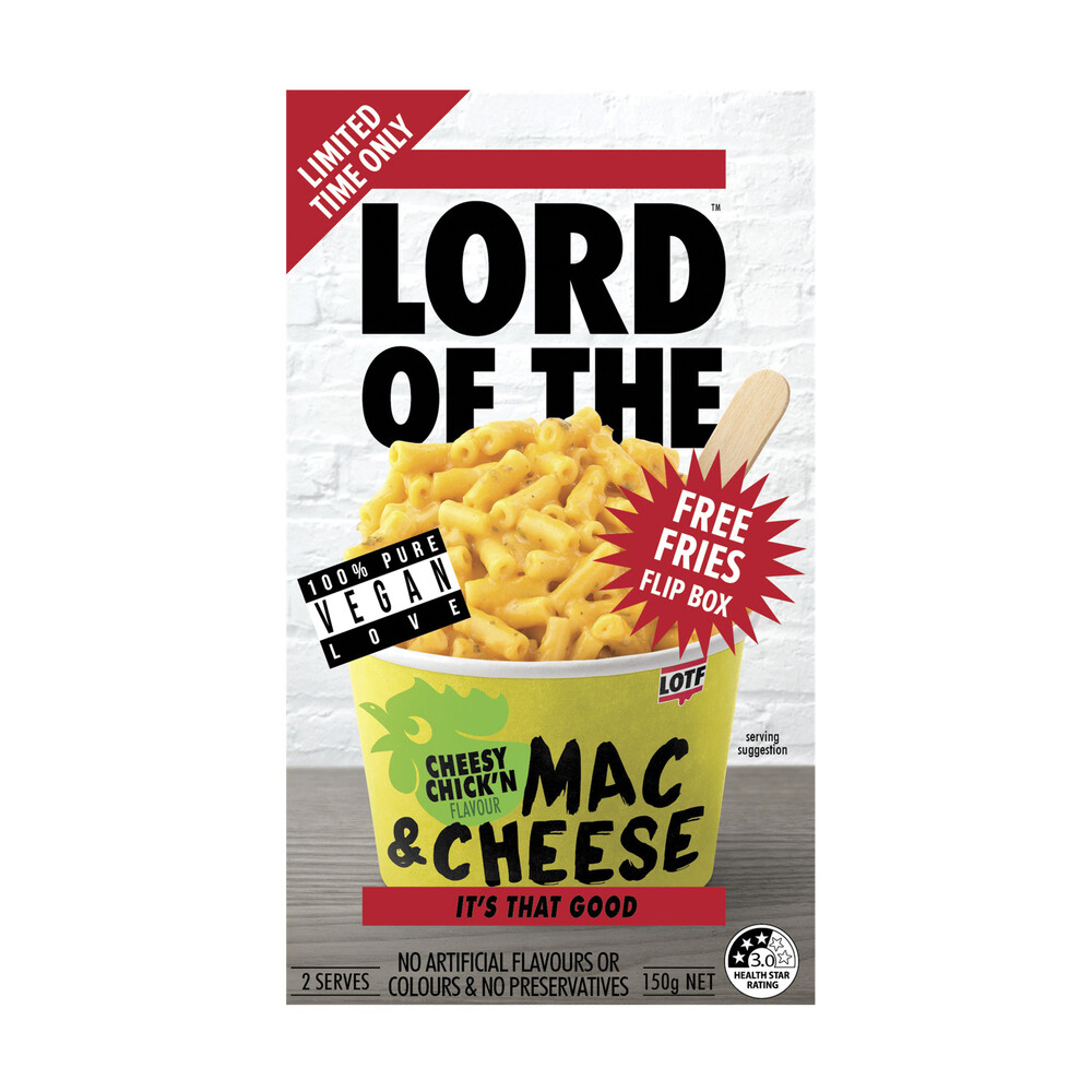 Buy Lord Of Fries Mac & Cheese Limited Edition 150g | Coles
