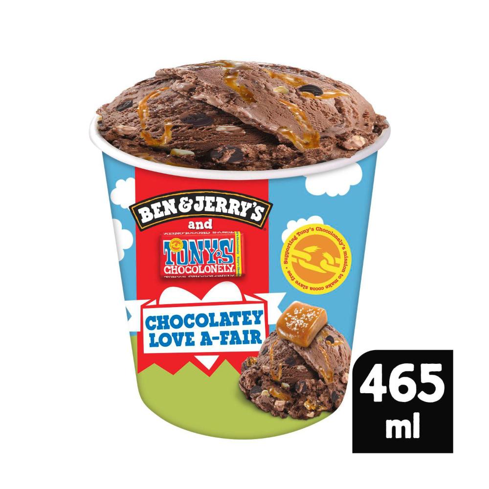 Buy Ben & Jerry's Ice Cream Chocolate Love A Fair 465mL | Coles