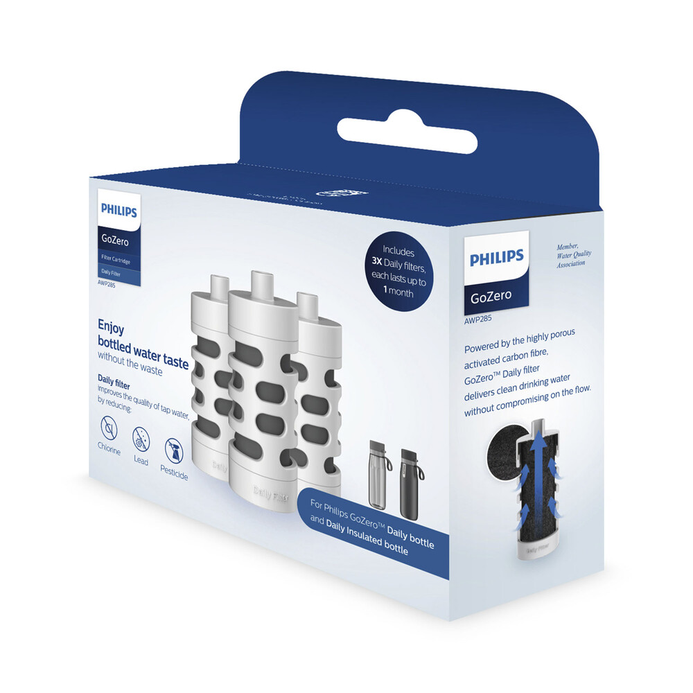 Buy Philips Go Zero Daily Water Filters 3 pack | Coles