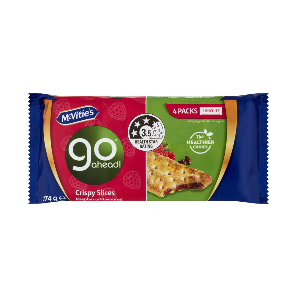 Buy Mcvities Healthier Choice Go Ahead Biscuits Raspberry 4 Pack 174g ...