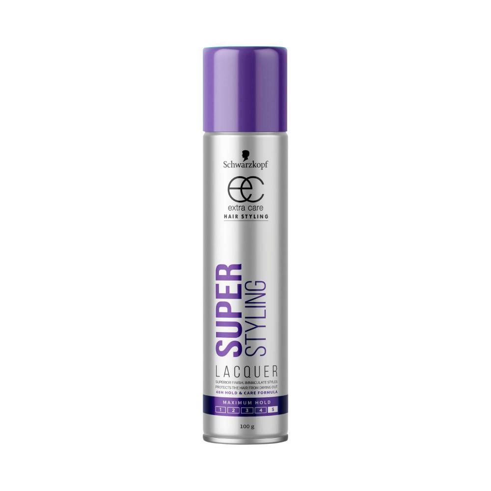Buy Schwarzkopf Extra Care Super Styling Hold Hair Lacquer 100g | Coles