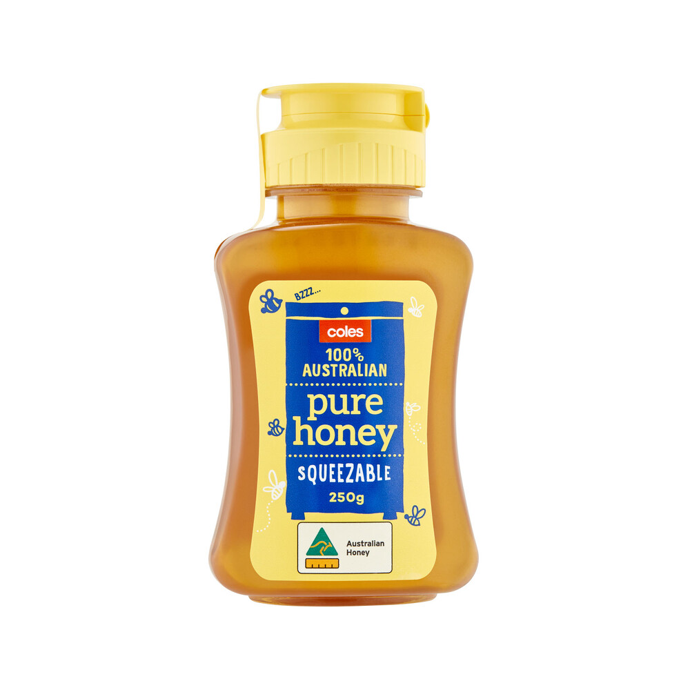 Buy Coles 100% Australian Pure Honey Squeeze 250g | Coles