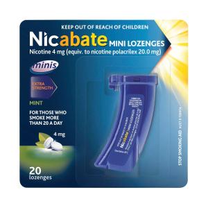 Buy Nicabate Mini Lozenges Extra Strength Mint 4mg 20 pack | Coles