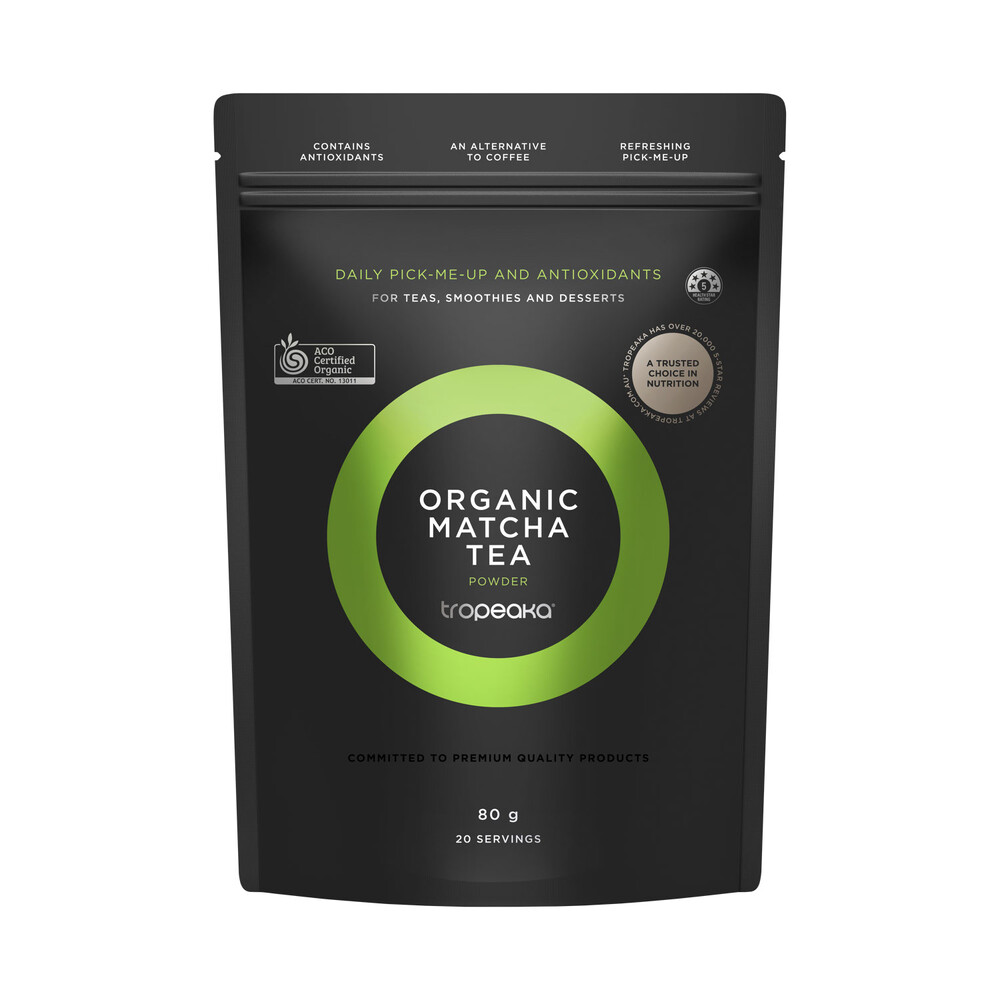 Buy Tropeaka Organic Matcha Tea Powder 80g | Coles