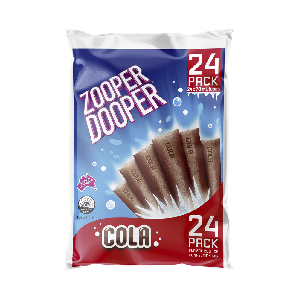 Buy Zooper Dooper Cola 24x70ml 24 pack | Coles