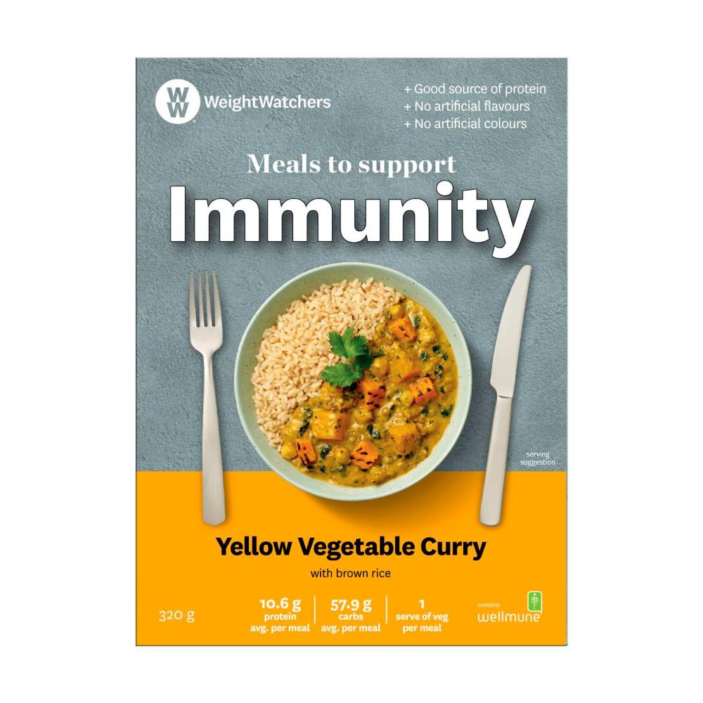 Buy Weight Watchers Immunity Yellow Veg Curry 320g | Coles